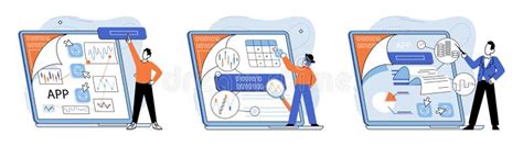 Application Testing Metaphor Vector Application Testing Audit That