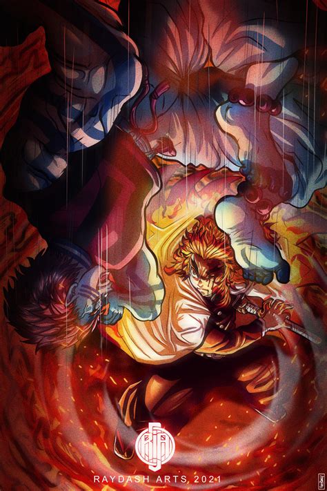 Rengoku Mugen Train Arc Fan Art By Raydash30 On Deviantart