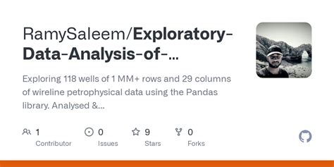 Github Ramysaleemexploratory Data Analysis Of Wireline Well Log Data