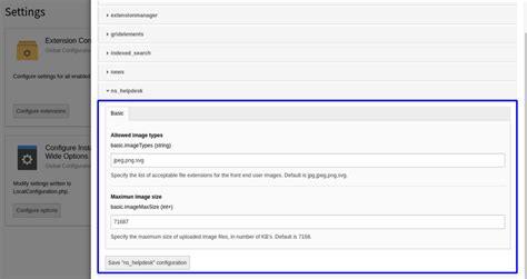 Wie Man Bekommt TYPO3 Erweiterung Konfiguration Bei TypoScript Konstanten