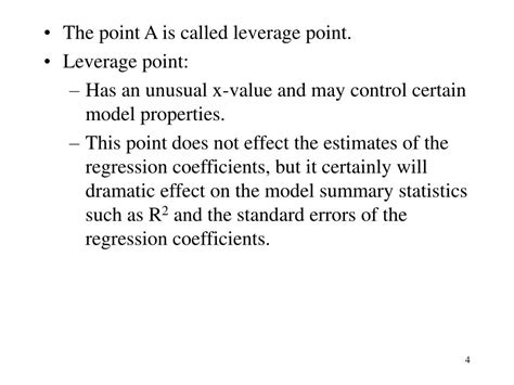 PPT Chapter 6 Diagnostics For Leverage And Influence PowerPoint Presentation ID 394076