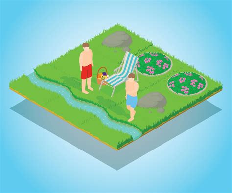 Outing Concept Banner Isometric Style 8778700 Vector Art At Vecteezy