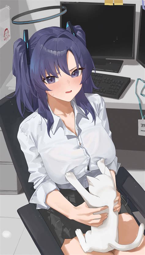 Sensei Yuuka And Doodle Sensei Blue Archive Drawn By Mm Mhm Danbooru