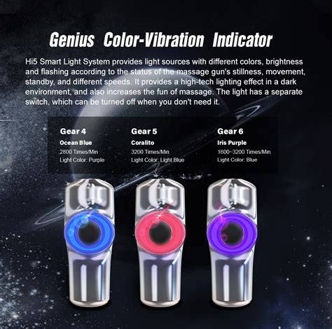 Hi5 General Deep Tissue Percussion Vibration Massage Device With 4