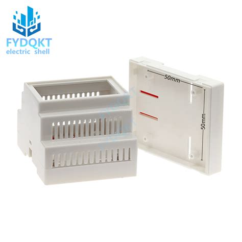 1pc Din Rail Plc Junction Box Plastic Electronics Grandado