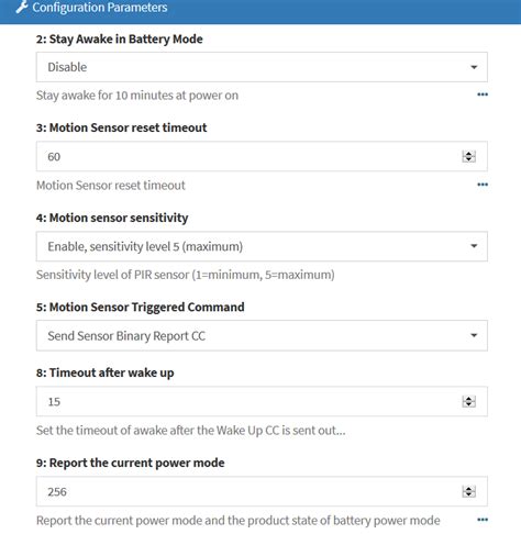 aeotec multisensor 6 motion sensor not working bindings openhab