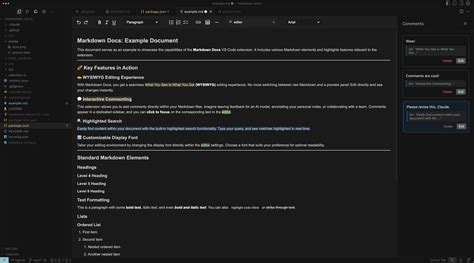 Github Nemezzizzmarkdown Plans Vscode Wysiwyg Markdown Editor With Inline Comment Support