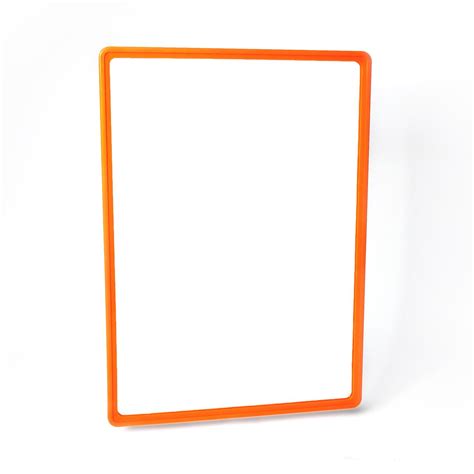 Пластиковая рамка ОРАНЖЕВАЯ с карманом протектором формата Pf A2 продажа цена в Алматы