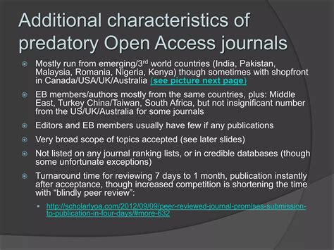 Predatory Open Access Journals Academic Beware Ppt