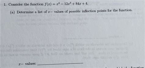 Solved Consider the function f(x)=x4-12x3+84x+4.(a) | Chegg.com
