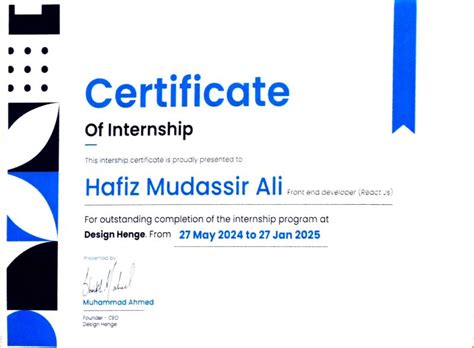 Ui Frontenddevelopment Internshipcompleted Webdevelopment Learning Mudassir Ali