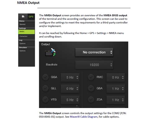 Nmea Output Outback Guidance