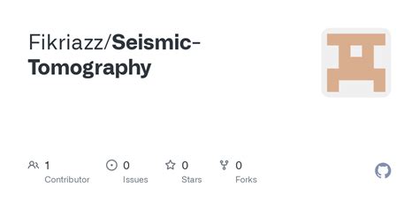 GitHub Fikriazz Seismic Tomography