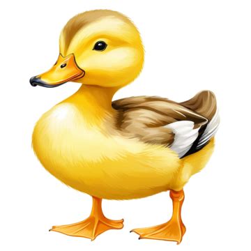 Yellow Duck Clipart Illustration Cute Farmc Yellow Duck Cute Farm