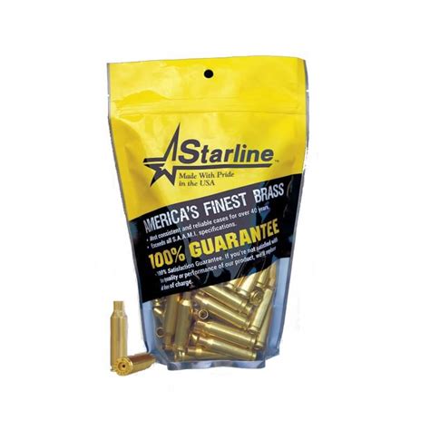 Starline Brass Unprimed Cases Rifle 308 Win762x51mm Nato High
