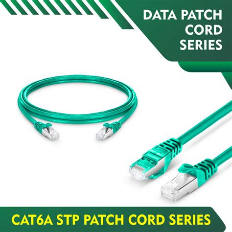 Cat6a Stp Data Patch Cord 1 Meter Al Mazrooei Security