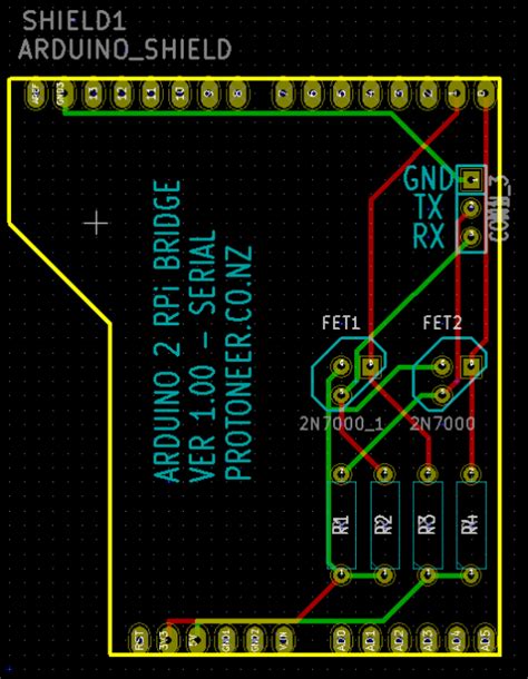 Arduino To Rpi Bridge Pcb Nz