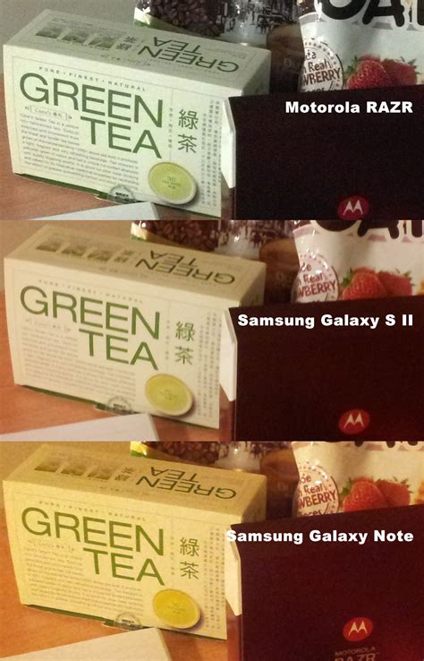 Cameras Compared Motorola Razr Vs Galaxy S Ii Vs Galaxy Note Soyacincau