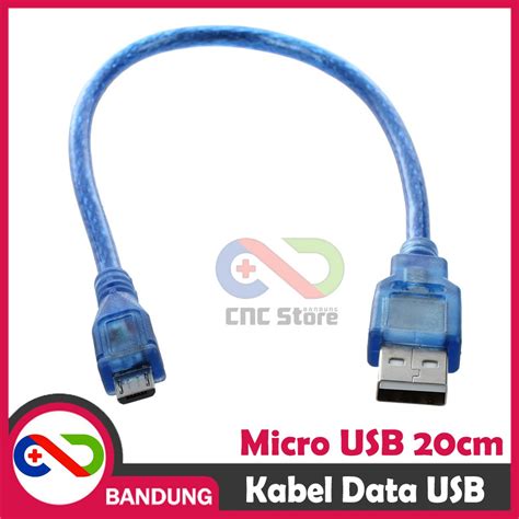 jual kabel data micro usb arduino micro usb robotdyn type a male 30cm shopee indonesia