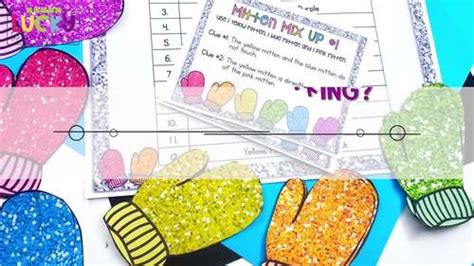 Logic Puzzles Problem Solving For 1st Gr Mixed Up Mitten Winter Problem