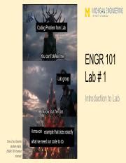 ENGR 101 Lab 1 Introduction To Lab And Team Building Course Hero