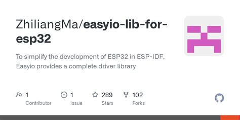 github zhiliangma easyio lib for esp32 to simplify the development