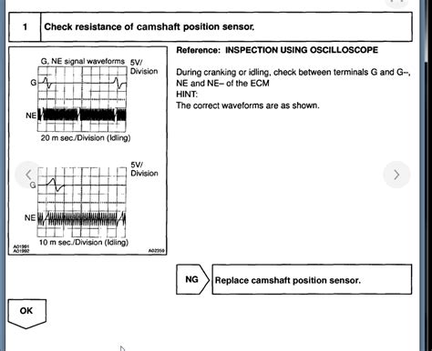 Camshaft Position Sensor Code Hi Engine Threw A Cam Sensor Code