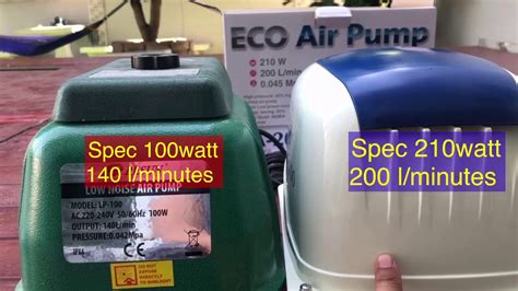 Unboxing Eco Air Pump Jecod PA-200 ปั๊มลมสำหรับบ่อปลาคาร์ฟ ขนาด 200ลิตร ...