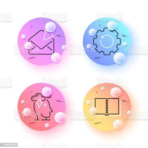 메일 책 및 스트레스 최소 줄 아이콘을 엽니 다 웹 응용 프로그램 인쇄용 벡터 3차원 형태에 대한 스톡 벡터 아트 및 기타 이미지 3차원 형태 겁먹은 공 스포츠 장비