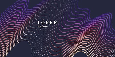 Premium Vector Vector Abstract Background With Dynamic Waves Line And
