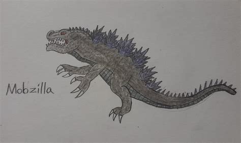 Realistic Mobzilla From Orespawn Drawing Done By Me Rgodzilla