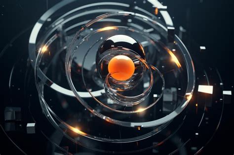 Premium Photo An Abstract Composition Of Intersecting Geometric 00596 01