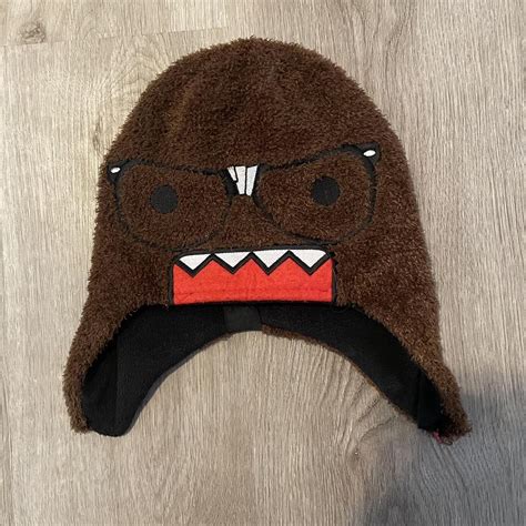 Insanely Rare Official Nerd Domo Kun Beanie Fur Depop