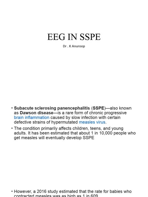 Eeg In Sspe Pdf Electroencephalography Medical Specialties