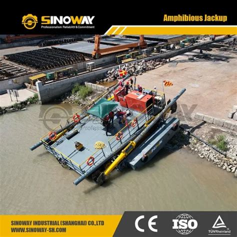 Small Self Propelled Jack Up Barge Elevation Modular Pontoon Barge Price Amphibious Jackup And
