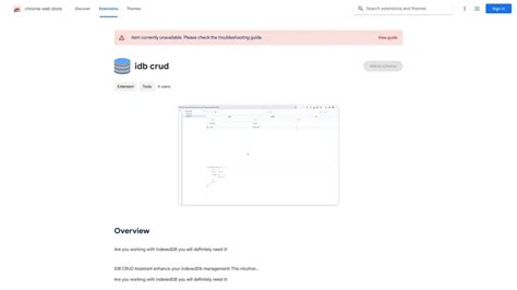 Idb Crud Assistant Reviews Pricing Core Features Use Cases