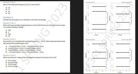 Solved Question 2 ﻿part 5what Is The Fundamental Frequency