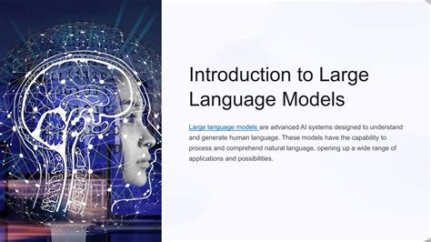 Introduction To Large Language Modelspptx Technology Industry