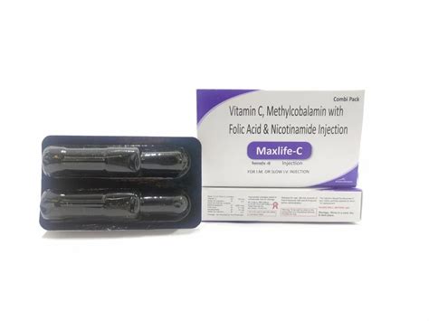 Vitamin Cmethylcobalamin With Folic Acid And Nicotinamide Injection At