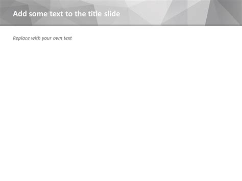 Monotone Triangle Pattern Google Slides Template Free