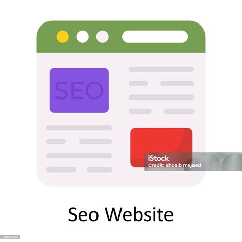 Seo 웹 사이트 벡터 플랫 아이콘 디자인 그림입니다 흰색 배경에 기호 Eps 10 파일 0명에 대한 스톡 벡터 아트 및 기타 이미지 0명 개념 Istock