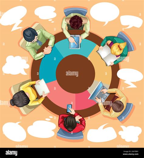 Business On Phone Stock Vector Images Alamy