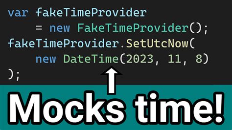 timeprovider makes it easier to mock time in 8