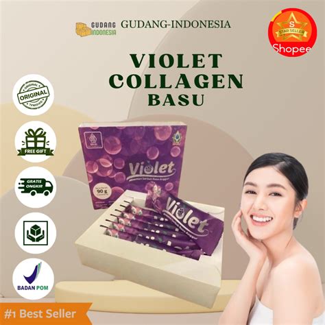 Jual Violet Collagen Basu Original 1 Box Shopee Indonesia