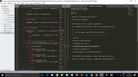 Path Sublime Text 3s Gitgutter Git Version Could Not Be Acquired