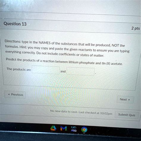 solved please help due in 10 mins question 13 2 pts directions
