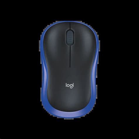 עכבר אלחוטי Logitech M185 שחור כחול כתום