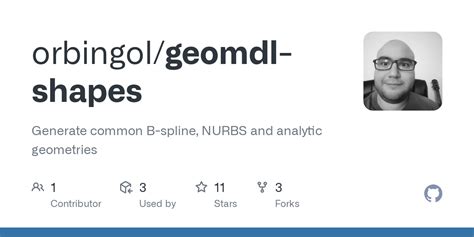 Github Orbingolgeomdl Shapes Generate Common B Spline Nurbs And Analytic Geometries
