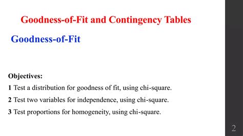 Goodness Of Fit Pptx