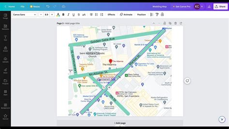How To Make A Wedding Map For Free In Canva 2 Best Ways Wednificence Com